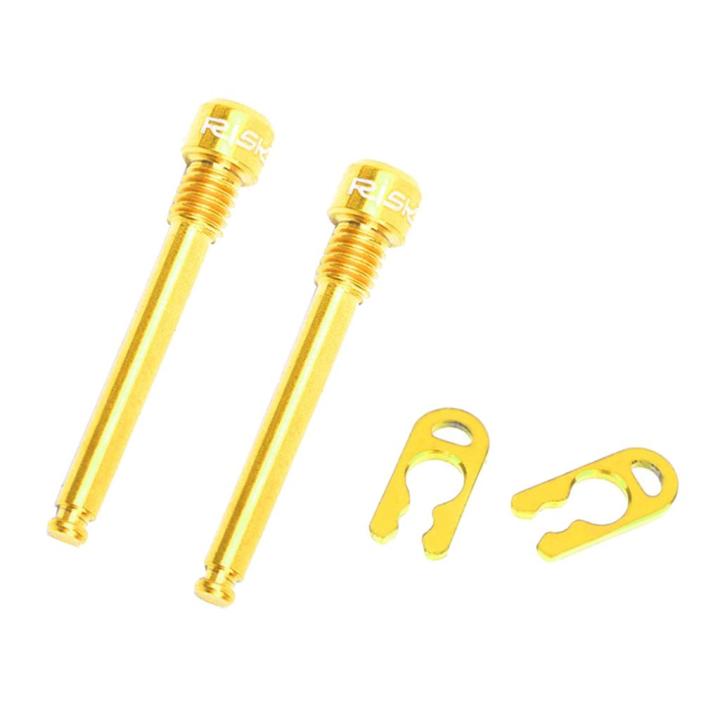 2pcs M4 Bolt Threaded Hydraulic Disc Brake Plug Fixed Bolts Gold | Daraz.pk