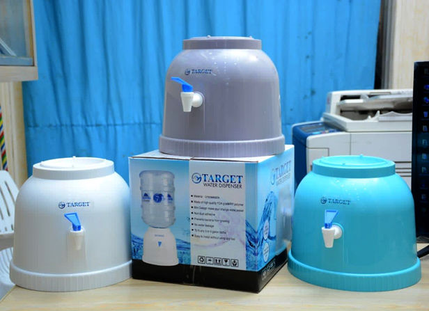 Table Top Water Bottle Dispenser Stand with Tap Portable Non Electric ...