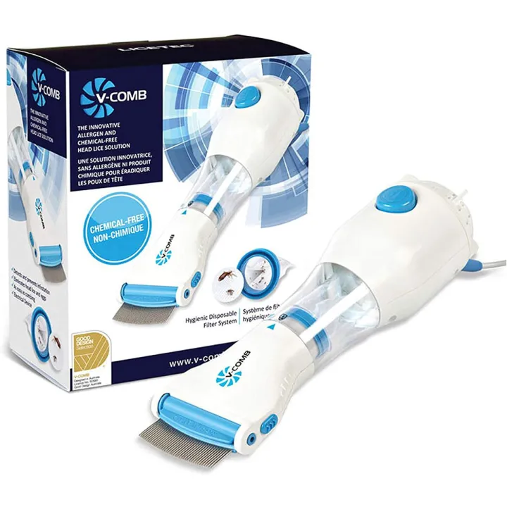 Comb Electronic Head Lice Removal Machine Anti Lice Machine Vcomb Head ...