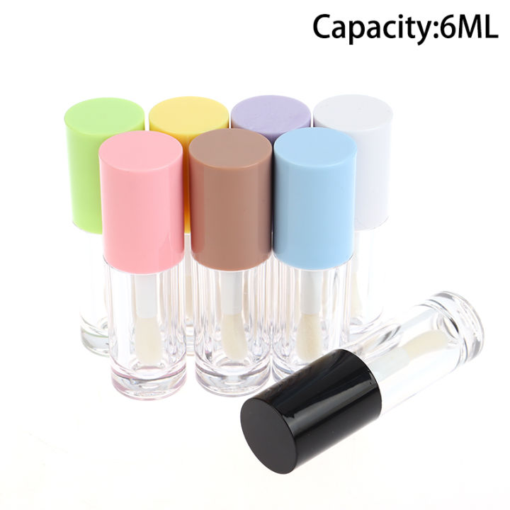 6ml Lip Gloss Tube Empty Portable Mini Lip Gloss Bottle Clear Lip Glaze ...