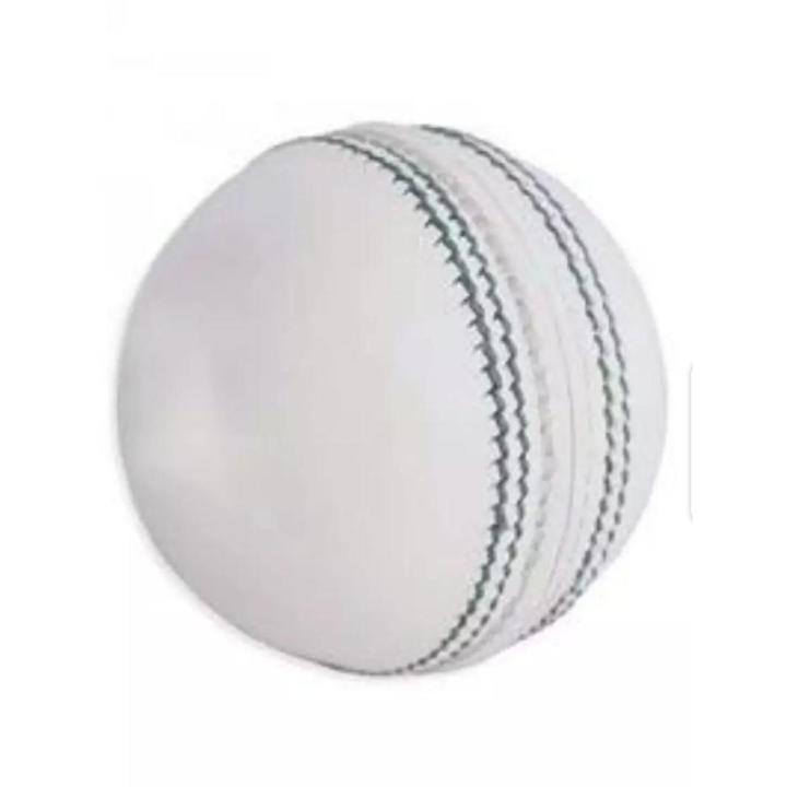 Indoor Rubber Cricket Practice Ball - White | Daraz.pk