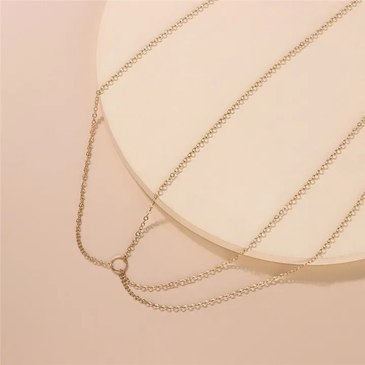 Women Beach Crossover Bikini Body Chain Harness Necklace Wear Body ...