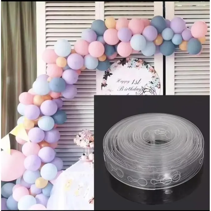Plastic Balloon Decorating Strip DIY Balloon Arch Tape 5meter | Daraz.pk