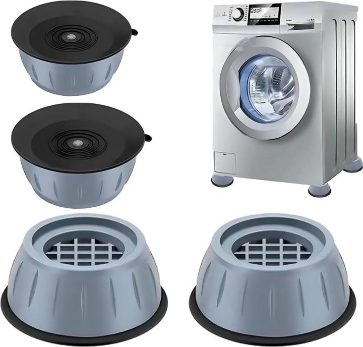 4pcs Furniture Anti vibration Pads | Cancelling Washing Machine Support ...