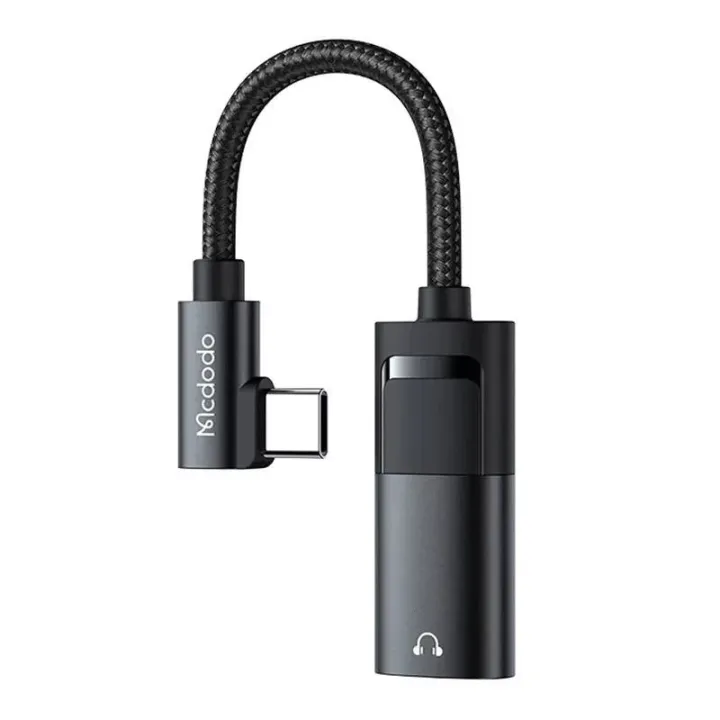 Mcdodo CA-1880 Type-C Dual Port Splitter Type-C to 3.5mm + Type-C ...