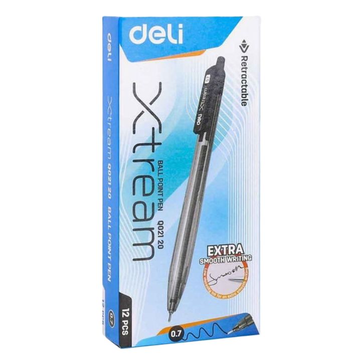Deli Xtreme Ball Pen 12’s Pack 0.7mm | Daraz.pk