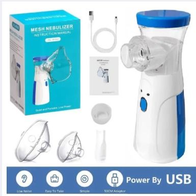 Mini Mesh Nebulizer Machine For Adults & Kids - Portable Nebulizer ...