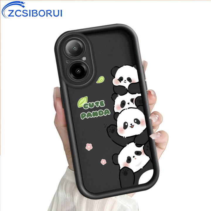 ZCSIBORUI for Realme C67 4G Back Cover Stacked Together Little Bear ...