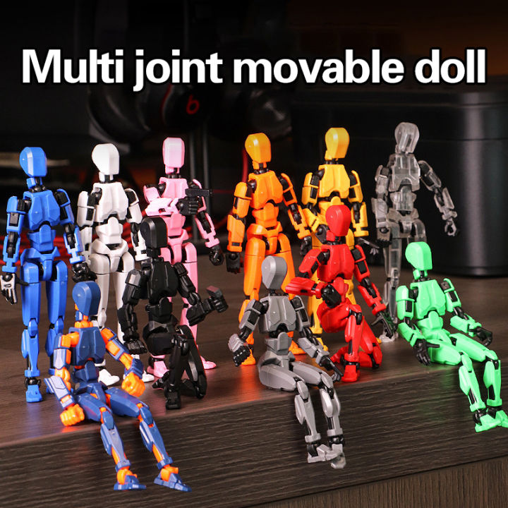 Action Figure Set, Giant Sword Robot Action Figure 3D Printed Robo 13 ...