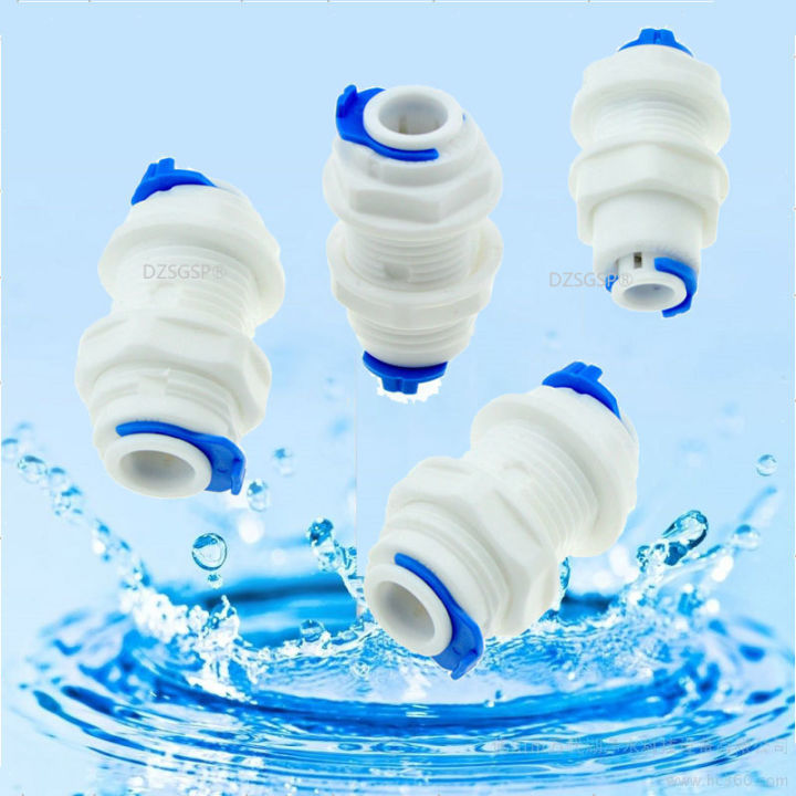 Reverse Osmosis System Straight Bulkhead Equal 1/4" 3/8" Od Hose ...