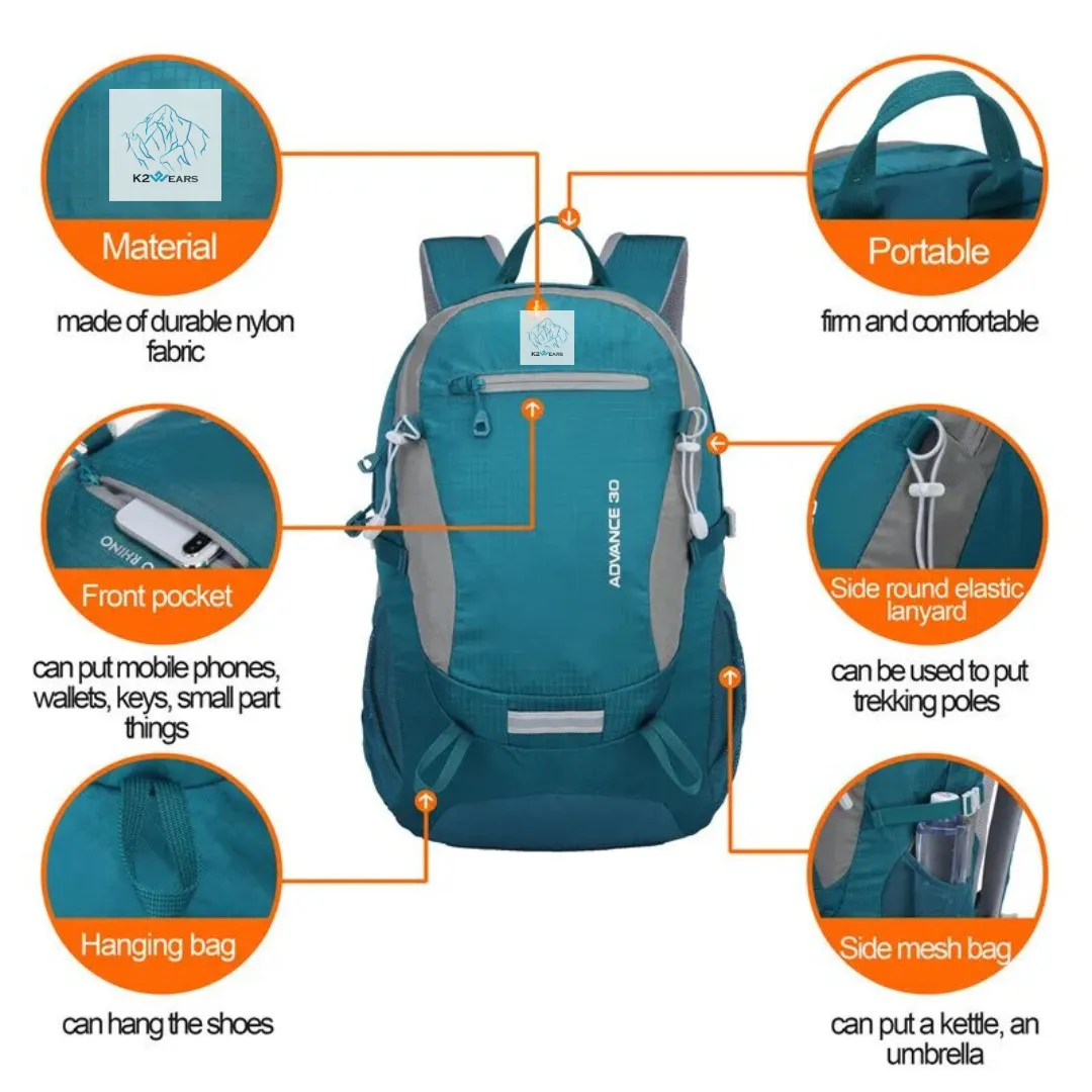 K2 Wears 30L Outdoor Sport Backpacks Versatile Lightweight Mountain ...