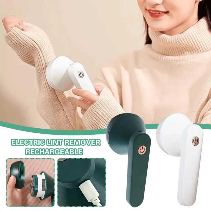 Electric Lint Remover for Clothes & Sweaters | USB Rechargeable Fabric ...