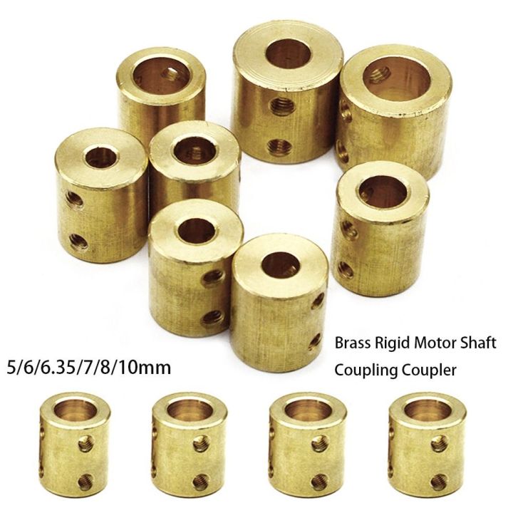 5/6/6.35/7/8/10mm Boat Car Airplane Adapter For RC Motor Reducer Brass Rigid Connector Motor ...
