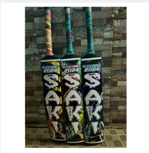 Tap ball Cricket Bat/Saki Cricket Bat/Wooden Handle/long bat/Full ...