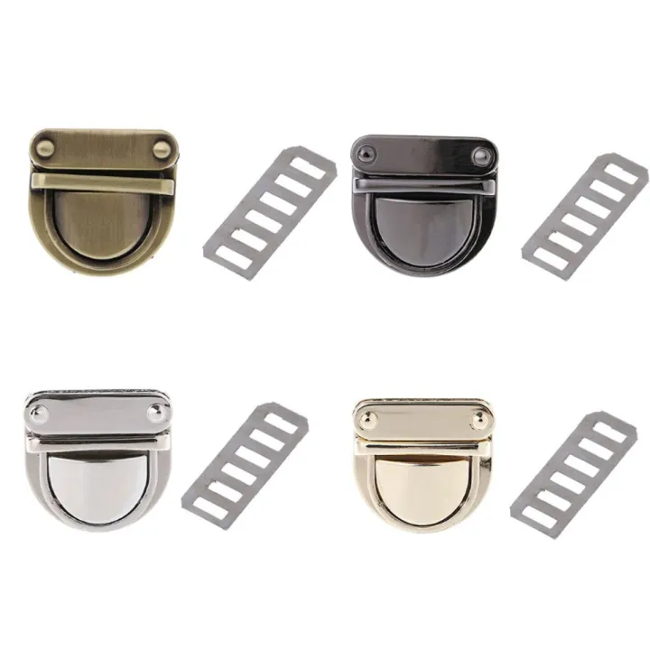 time* Metal Clasp Turn Lock Twist Lock for DIY Handbag Bag Purse ...