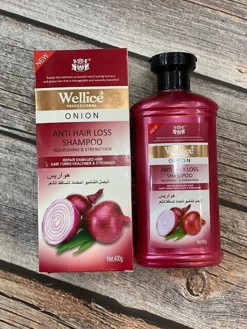 Wellice Onion Anti Hair Loss Shampoo - 400g Pack | Daraz.pk
