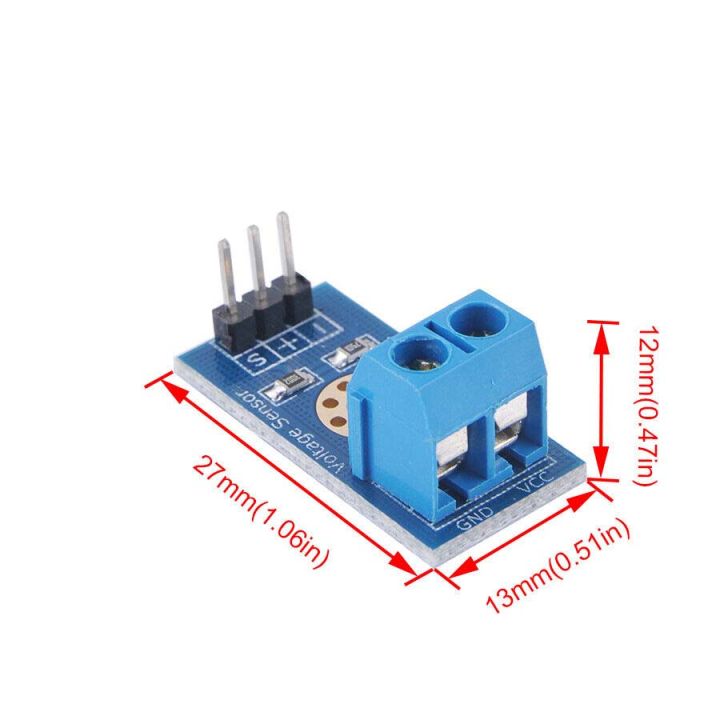 DC Voltage Sensor Module for Arduino Raspberry Pi 0-25v dc sensor ...