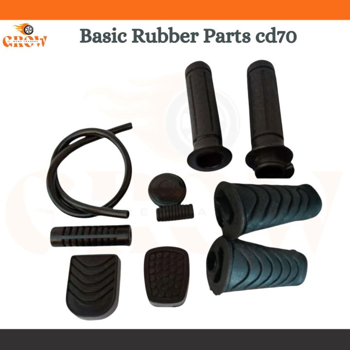 Basic Rubber parts set for motorcycle cd70 and China bikes | Daraz.pk