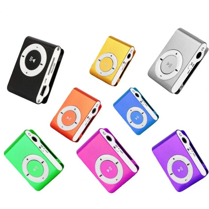 MP3 Media Gift Mini MP3 Metal Clip Long Standby Time Practical USB MP3 ...