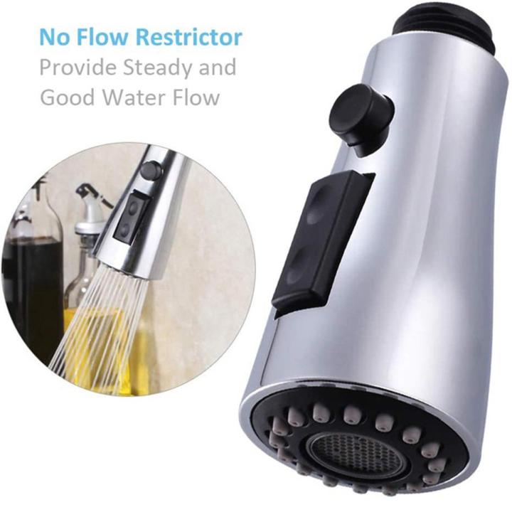 nozzle pull out hose sprayer-1* faucet head-Chrome | Daraz.pk