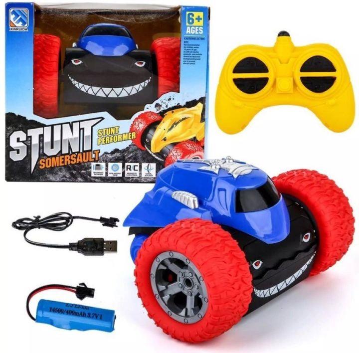 Remote Control Stunt Car Battery Operated 360 Rotation Car | Daraz.pk