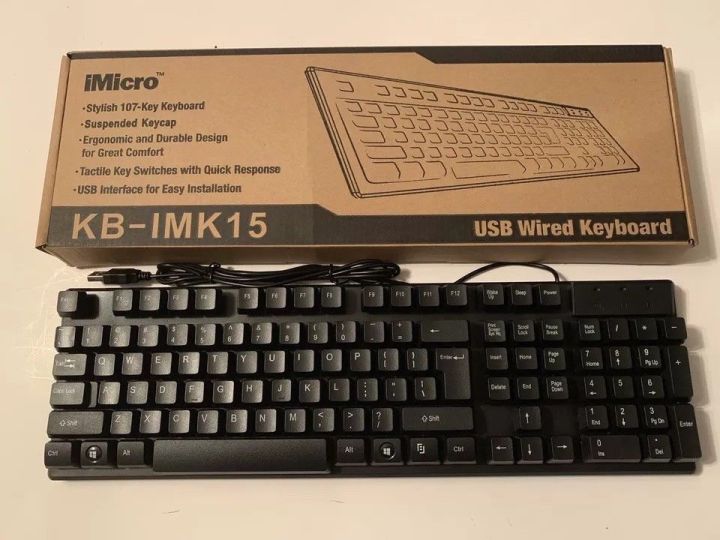 Keyboard iMicro Wired USB Keyboard Gaming Office new Designing | Daraz.pk