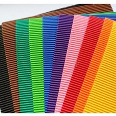 A4 Size Colored Corrugated Craft Paper - pack of 10pcs | Daraz.pk