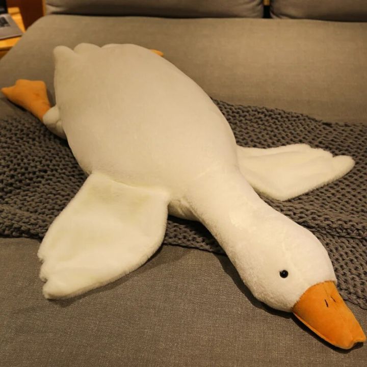 Big White Goose Plush Toy Kawaii Huge Duck Sleep Pillow Cushion Soft ...