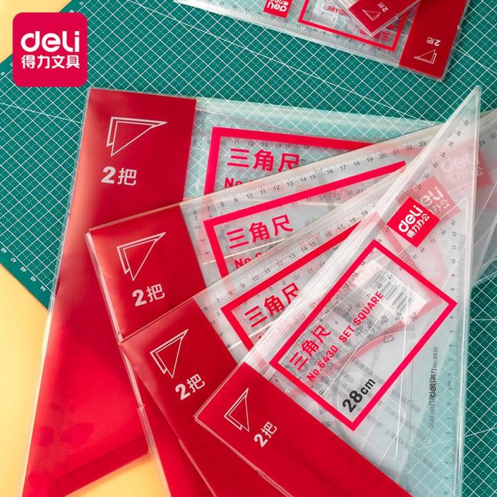 Powerful triangle ruler set ruler math triangle plate protractor large ...