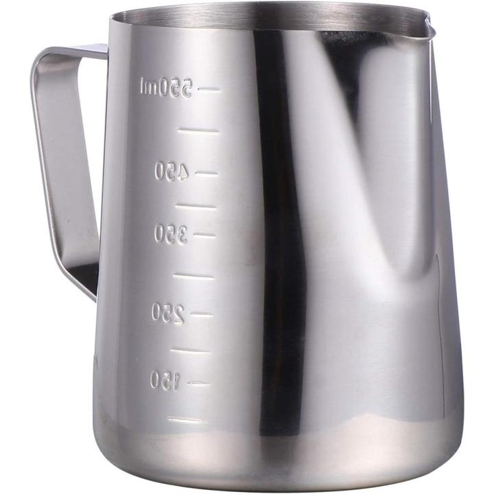 Techmanistan Stainless Steel Milk Fothher Pitcher, Stainless Steel ...