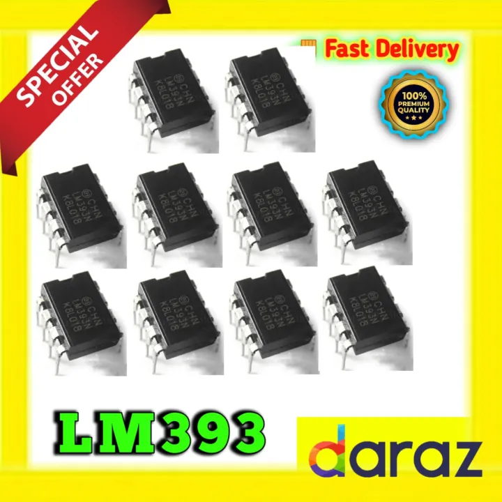 LM393 Voltage Comparator IC Dual Differential Comparator – Original ...