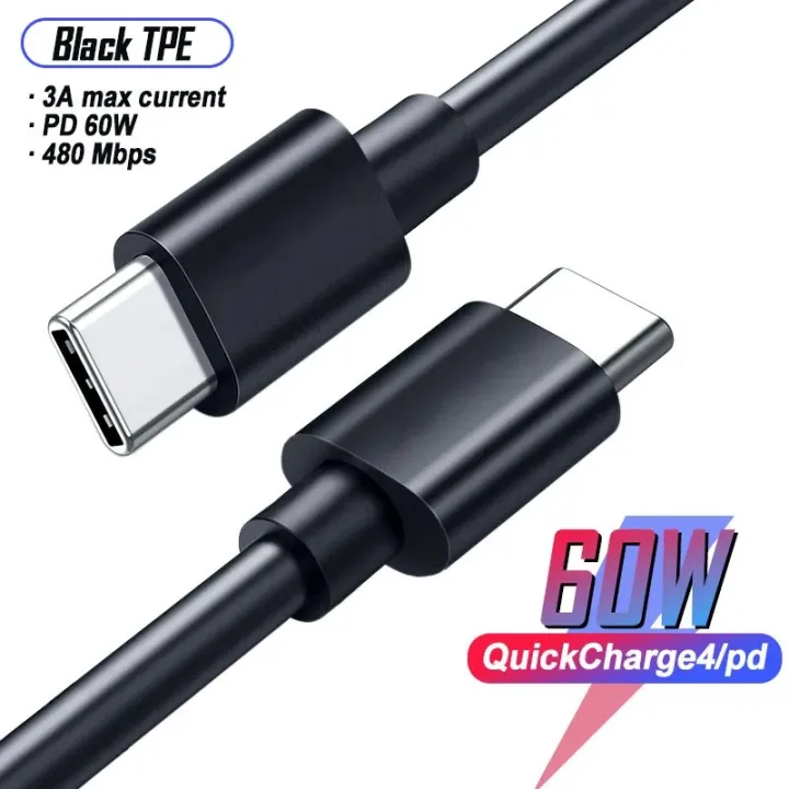 100% Original Quality,2 Meter USB Type C to C Fast Charging Cable Plus ...