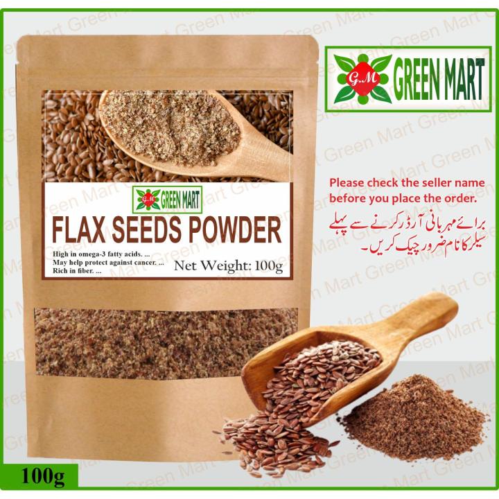 Alsi Seed Powder 100 Gram - Flax Seeds Powder 100g | Daraz.pk