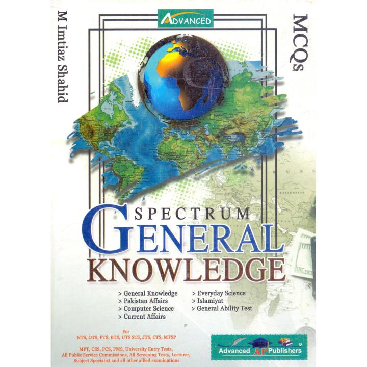 Advanced Spectrum General Knowledge MCQs Edition 2022 | Daraz.pk
