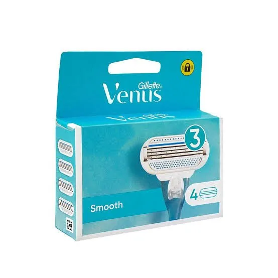 Smooth Venus Refill Blades Pack of 4 | Daraz.pk