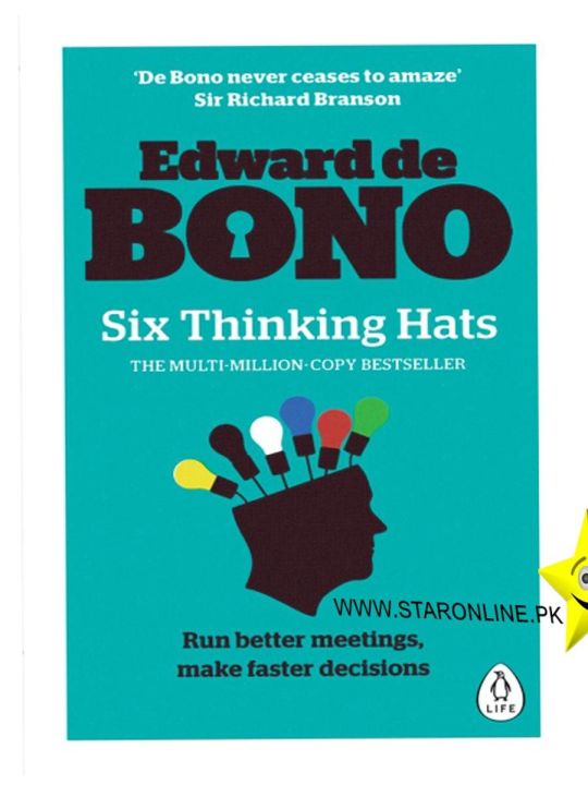 Six Thinking Hats Book by Edward de Bono | Daraz.pk