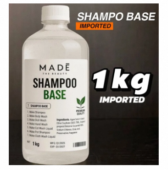 Shampoo base 120 grams to 1kg - PARABEN free Cosmetic Grade Shampoo ...