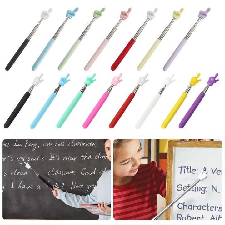 Retractable Telescopic Rod Teaching Tools Finger Design Whiteboard ...