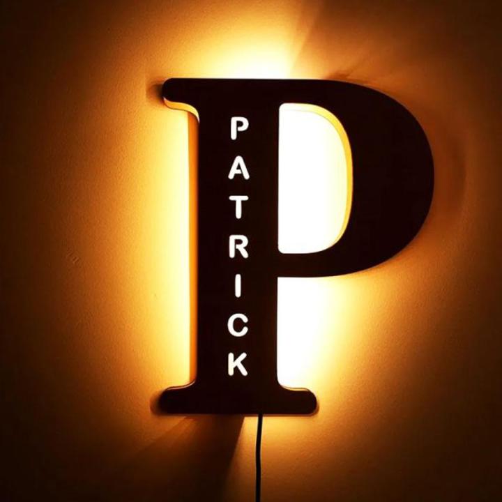 Wooden LED Letter Lights with Name | Daraz.pk