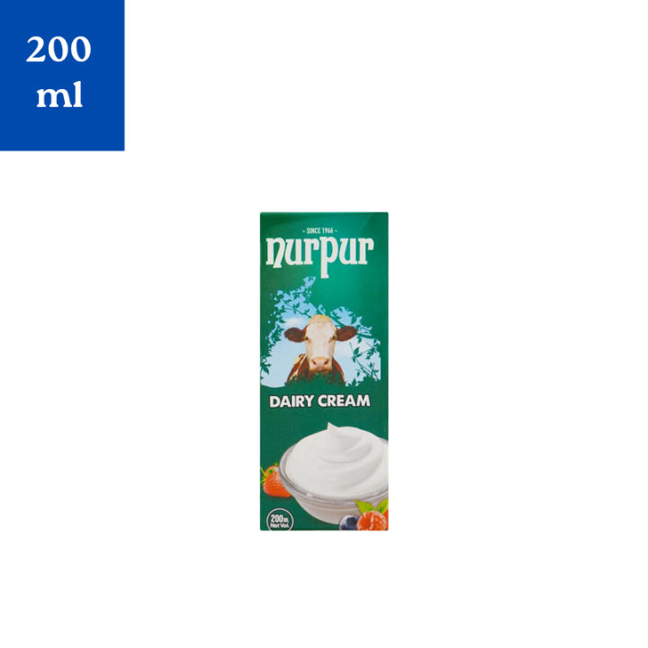 Chase up Nurpur Dairy Cream Tetra Pack 200Ml | Daraz.pk