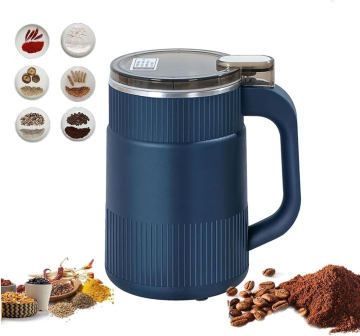 Electric Coffee Grinder Beans 500ml Household Small Powder Grinding ...