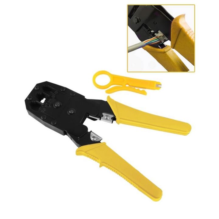 Multifunctional Network Crimping Tool cable crimper with Stripperings ...