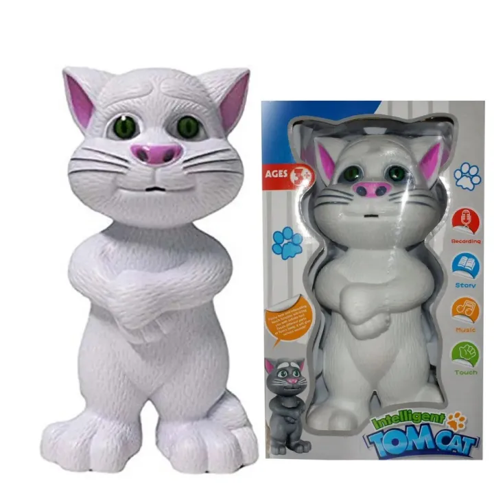 TALKING TOM W/SING SONGS , GREY & WHITE 2 COLORS ING, WITH BUBBLE BAG ...