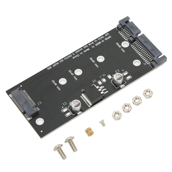 M.2/mSATA to SATA Adapter M.2 NGFF mSATA SSD to SATA3.0 2.5" Adapter ...