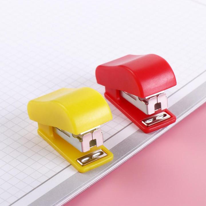 Pocket Effortless Labor-Saving Stapler Set Small Paper Binding ...