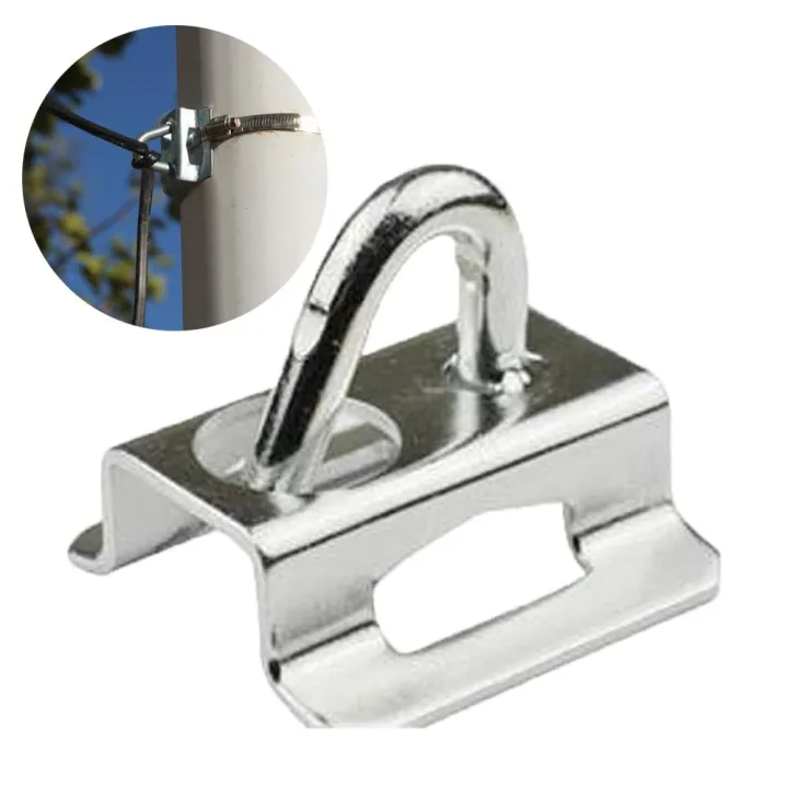 Durable C Type FTTH C Clamp Steel Fixed Tightening Hook Hoop Fastening ...