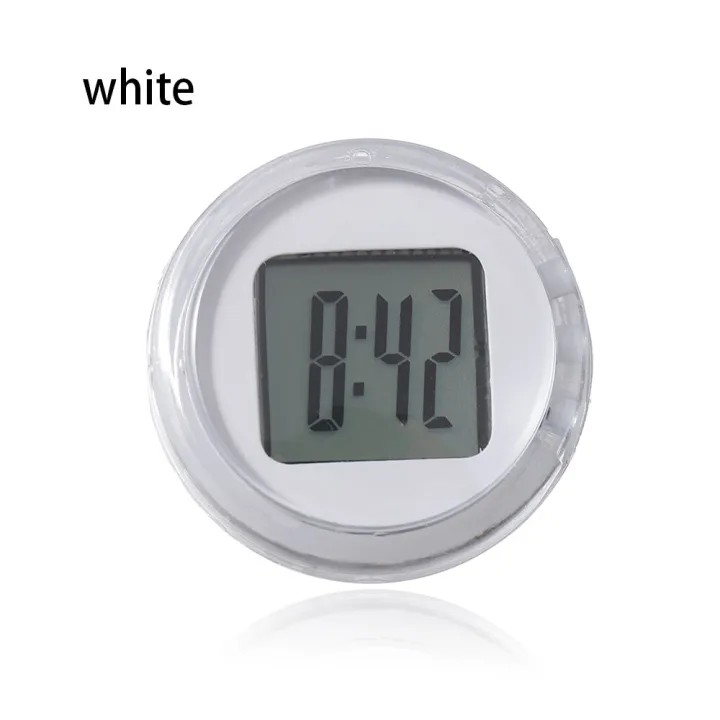 Mini Motorcycle Clocks Watch Waterproof Stick-On Motorbike Mount Watch ...