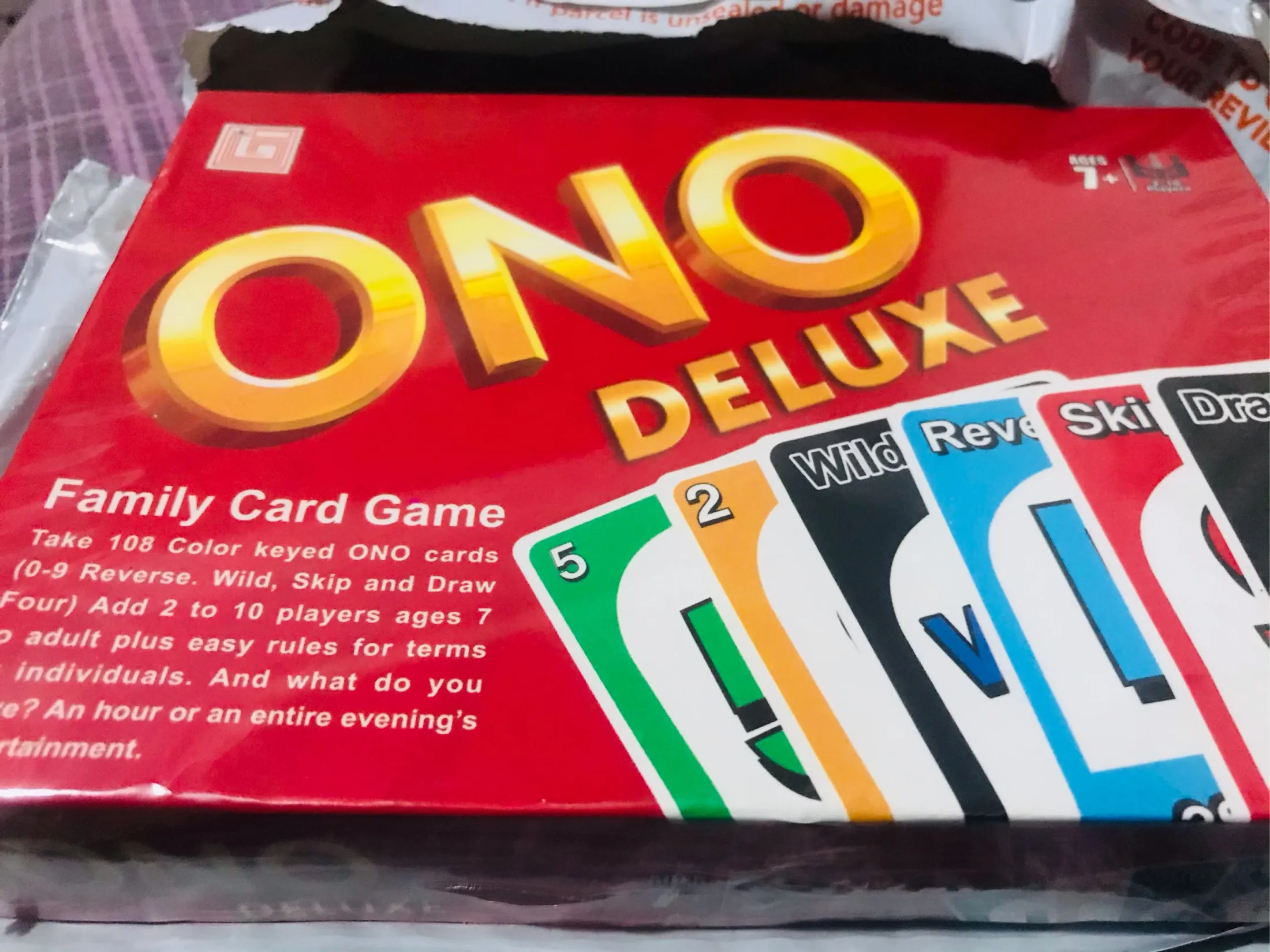 ONO Cards _ UNO Deluxe Family Card Game | Daraz.pk