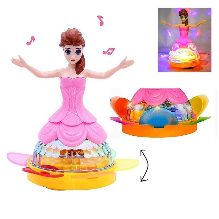 Dancing Barbie Doll Music and Flashing Lights for Kids 360 Degree ...