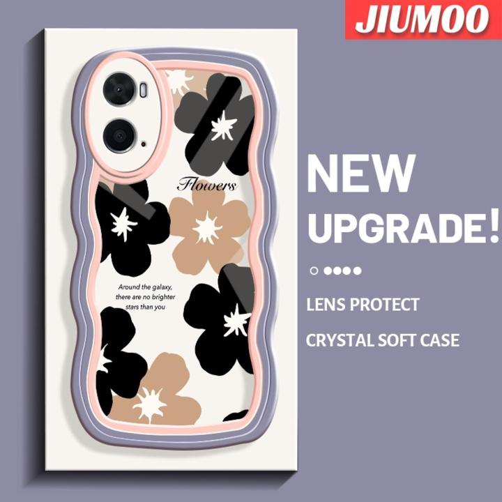 JIUMOO For OPPO A76 A96 A36 Case Beautiful Flower Pattern New Colour ...